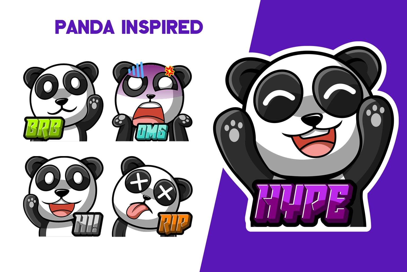 Wolf Inspired Emote Pack - Emotes Store