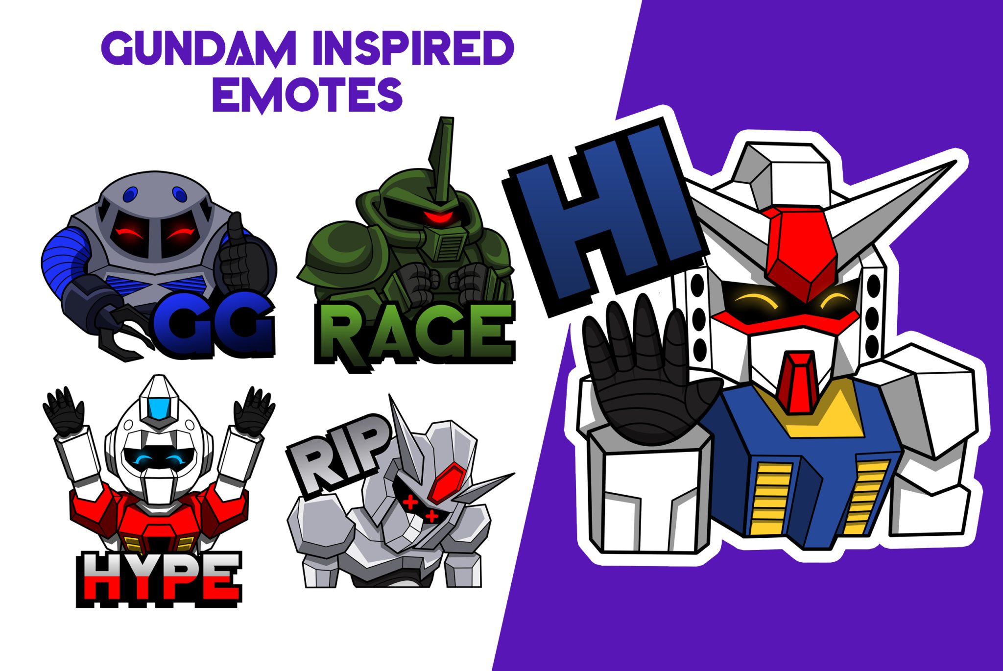 Star Wars Inspired Emote Pack - Emotes Store