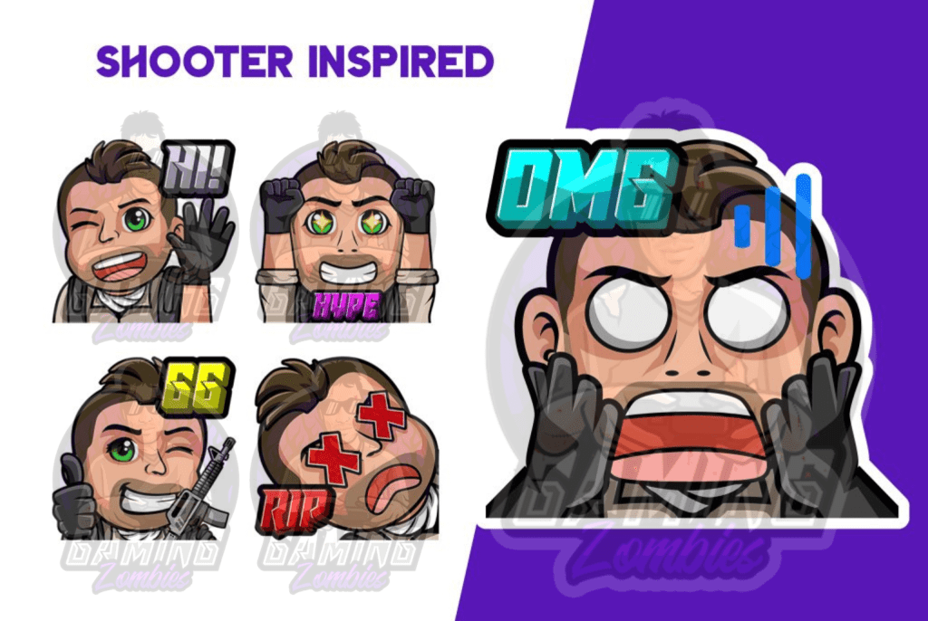 Shooter Inspired Emote Pack - Emotes Store